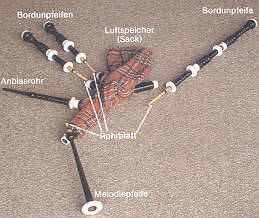 Der Dudelsack - ein schottisches Nationalinstrument